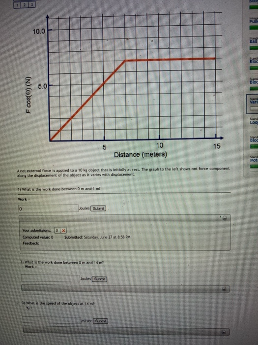 Solved WIUUTIVO VW Standard Motorc A net external force is | Chegg.com