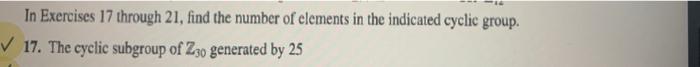 Solved In Exercises 17 through 21, find the number of | Chegg.com