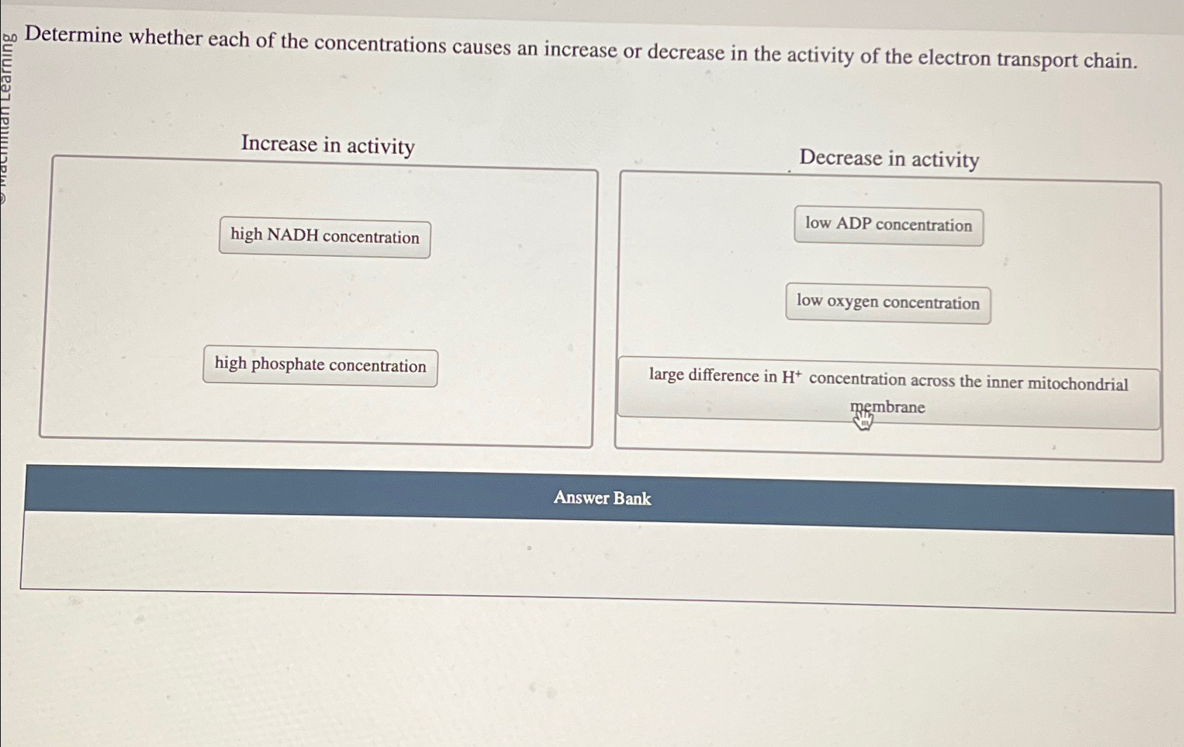 Solved Determine whether each of the concentrations causes | Chegg.com