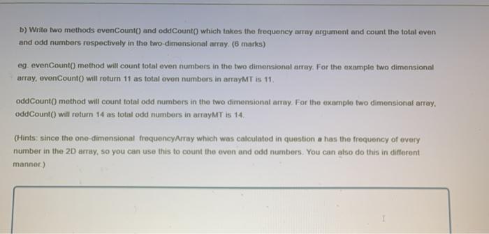 Solved a) Write a program that declares a two dimensional | Chegg.com