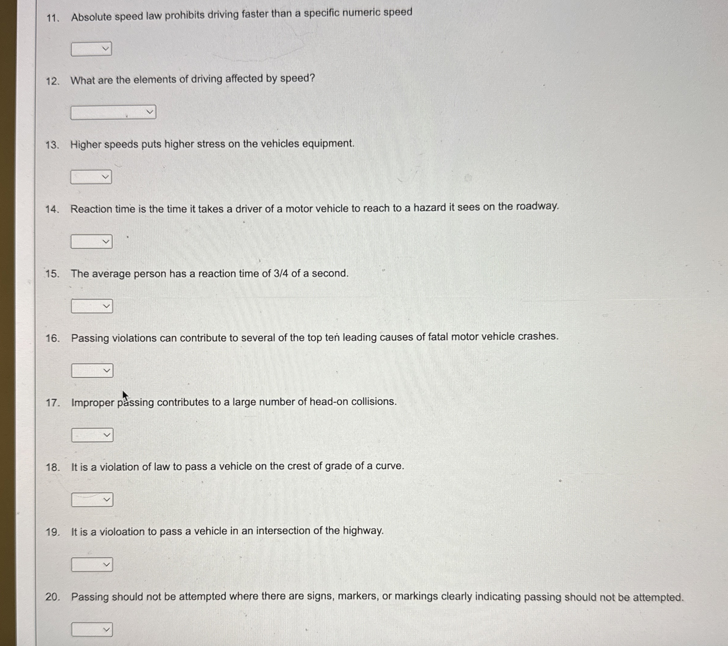 Solved Absolute speed law prohibits driving faster than a | Chegg.com