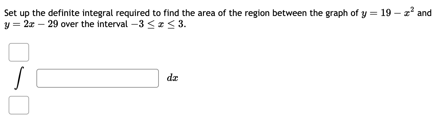 Solved Set up the definite integral required to find the | Chegg.com