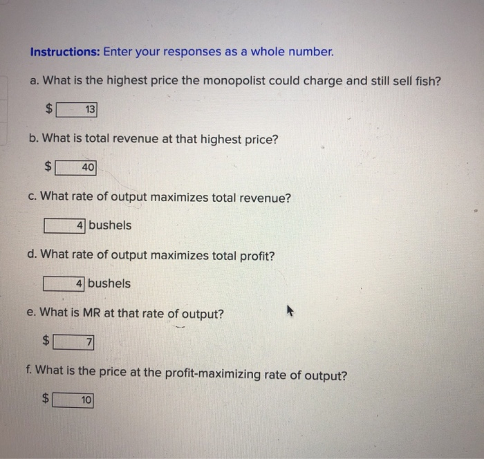 Solved a. Complete the following table: Instructions: Enter | Chegg.com