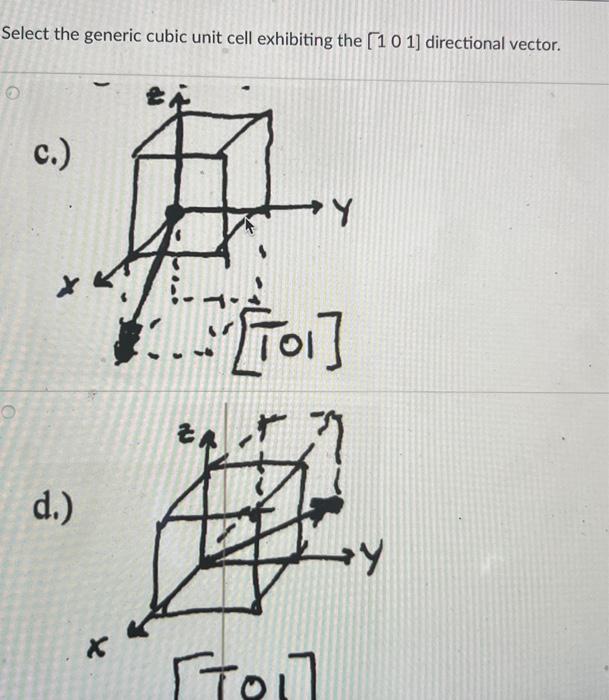 Solved Select the generic cubic unit cell exhibiting the | Chegg.com