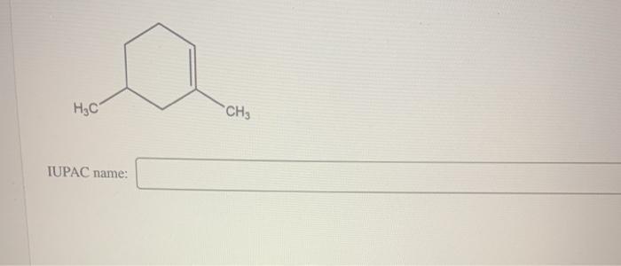 Solved Name the cycloalkenes using IUPAC (systematic) names. | Chegg.com