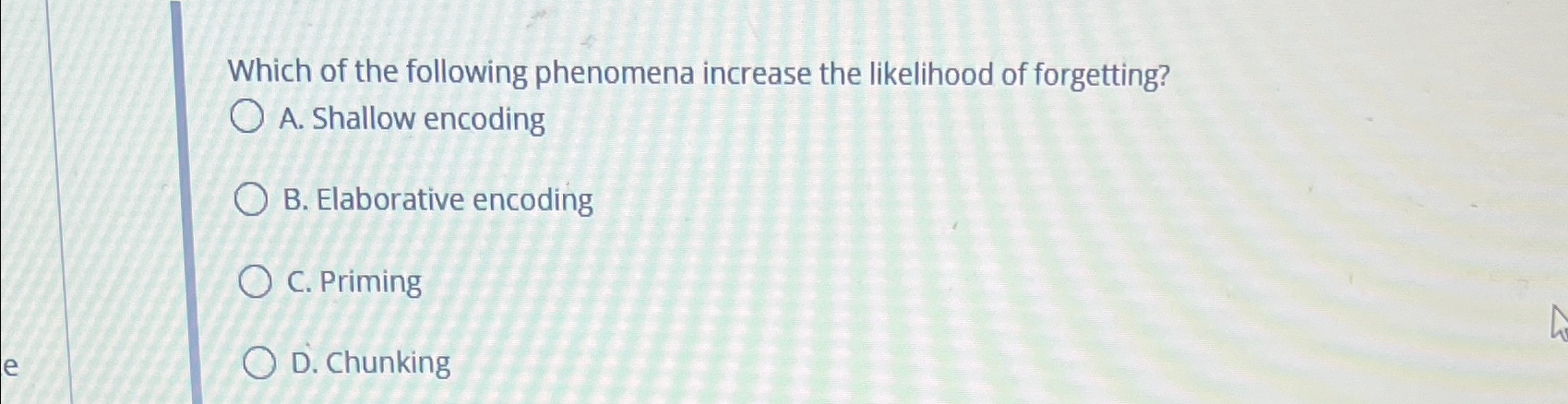 Solved Which of the following phenomena increase the | Chegg.com