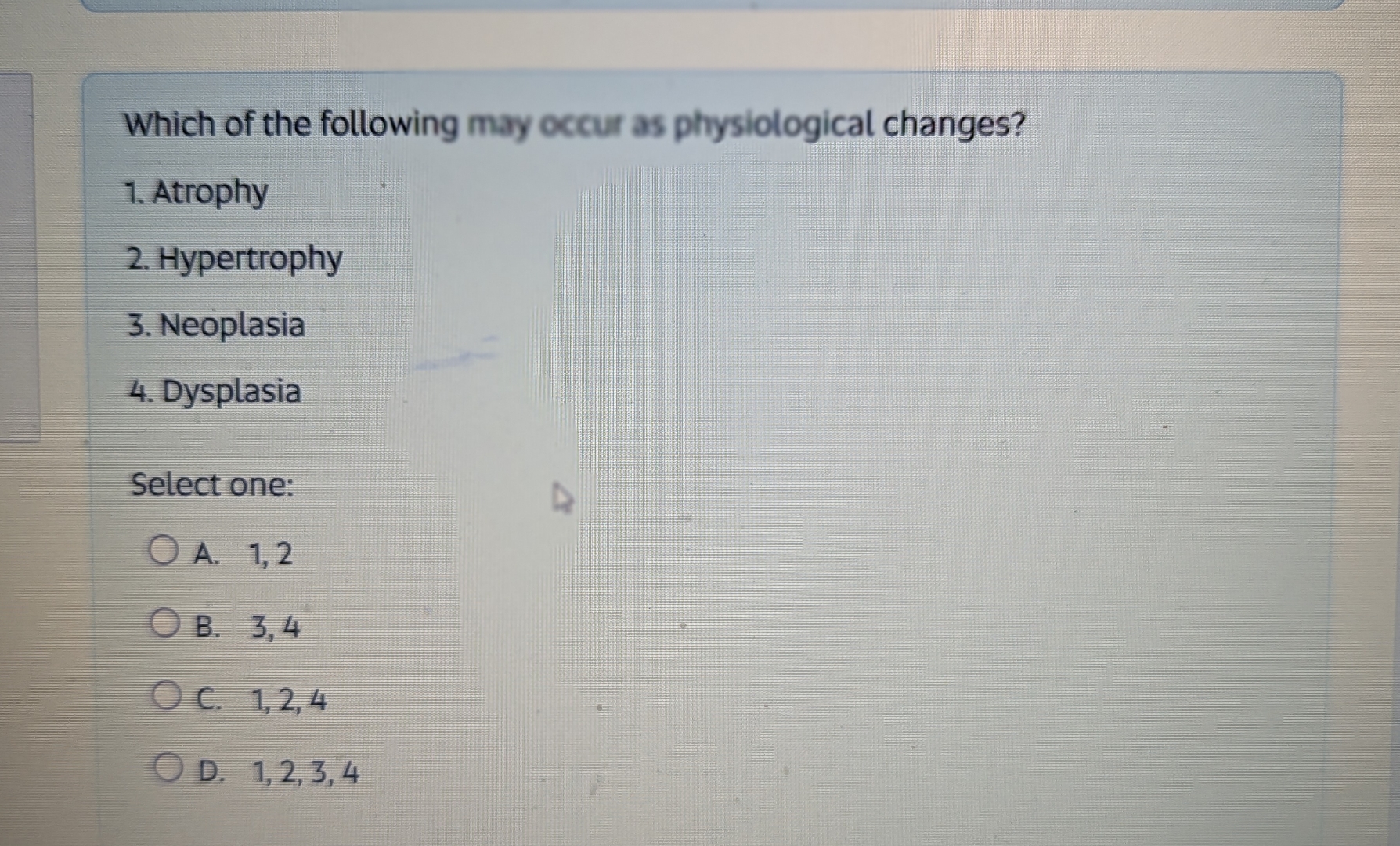 Solved Which of the following may occur as physiological | Chegg.com
