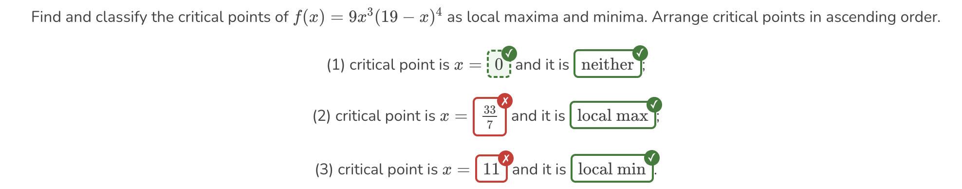 Solved Find and classify the critical points of | Chegg.com
