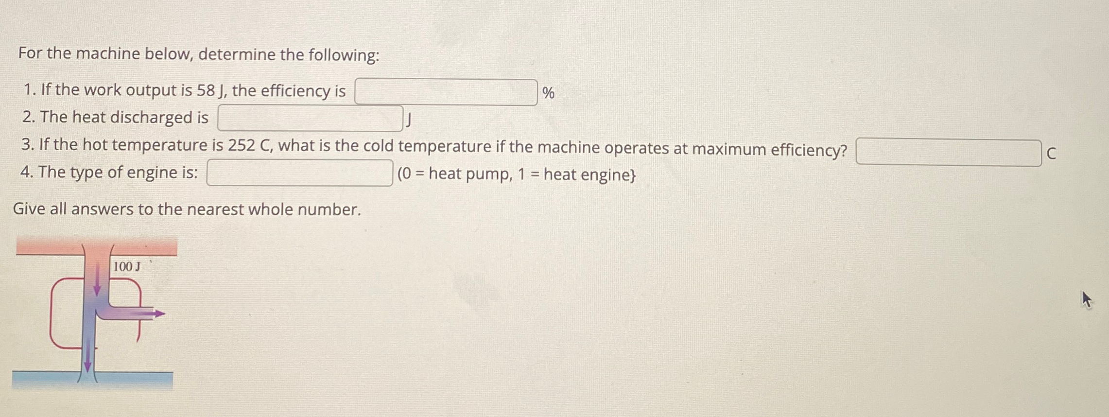 Solved For the machine below, determine the following:If the | Chegg.com
