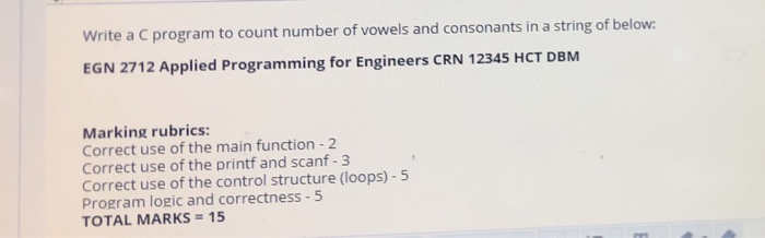 Solved Write a C program to print inverted half pyramid | Chegg.com