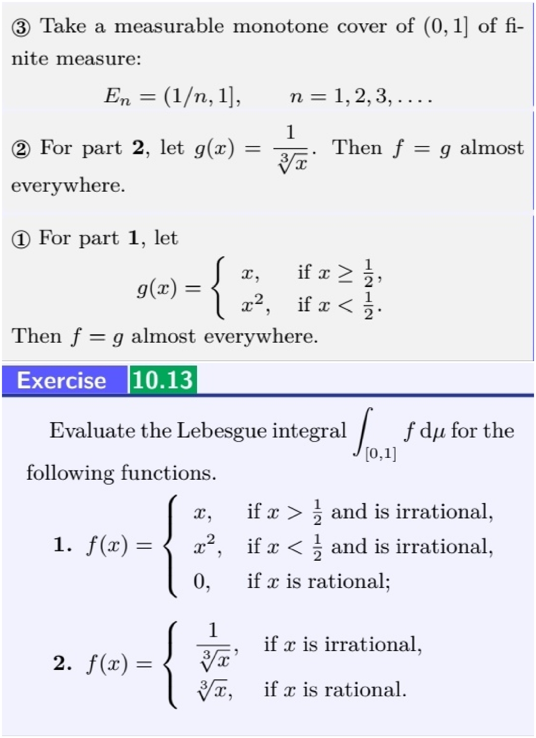 Solved (3) ﻿Take a measurable monotone cover of (0,1] ﻿of | Chegg.com