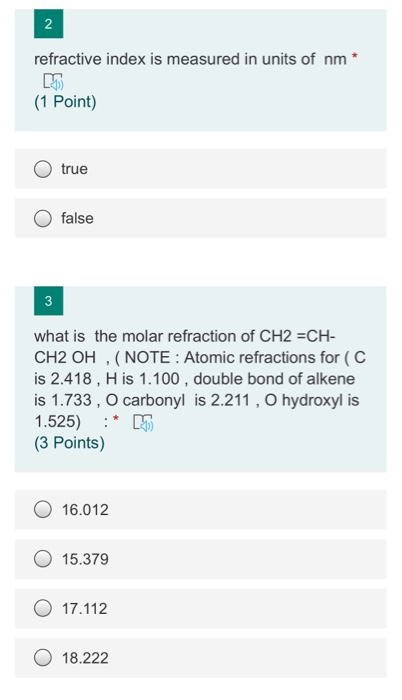 Solved Required material X has molar refraction of 29 and | Chegg.com