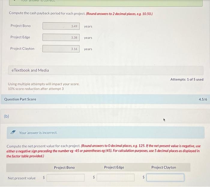Solved Oriole Company is considering three long-term capital | Chegg.com