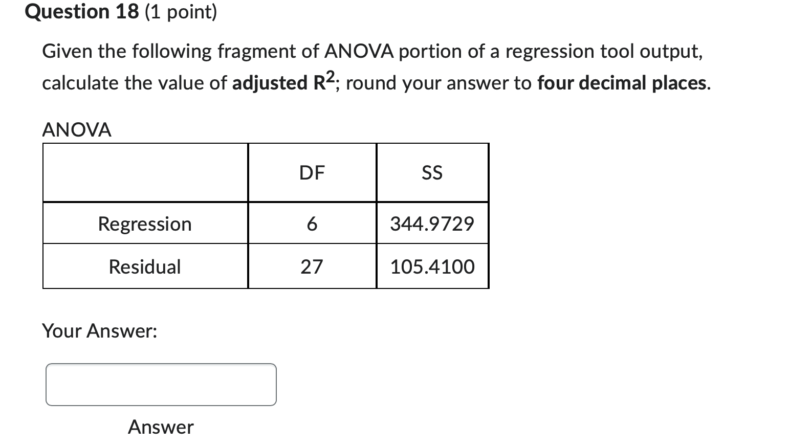 Solved Question 18 (1 ﻿point)Given the following fragment of | Chegg.com