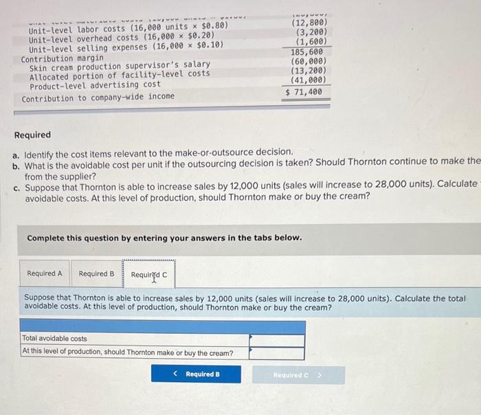 Solved Problem 13-25A (Algo) Effects of the level of | Chegg.com