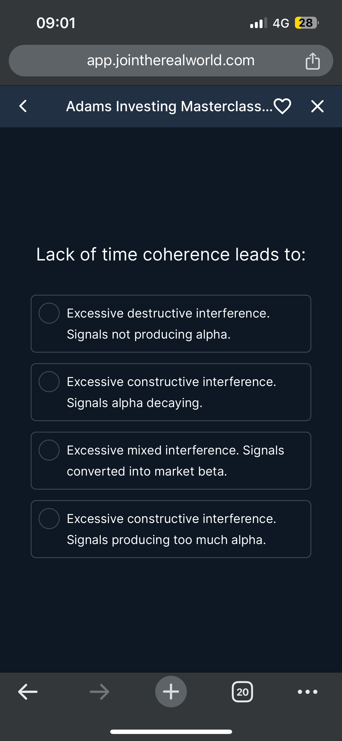 Solved Lack of time coherence leads to:Excessive destructive | Chegg.com