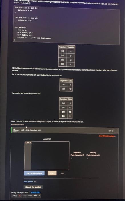 Solved hello this is for an assembly langauge class and | Chegg.com
