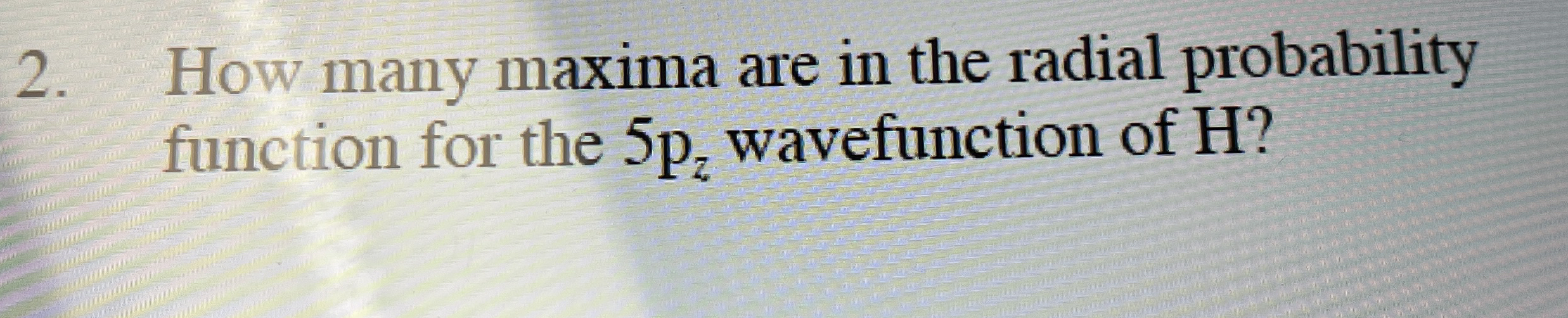 Solved How many maxima are in the radial probability | Chegg.com