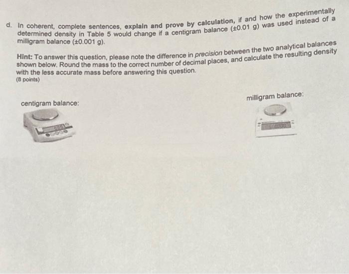 Solved d. In coherent, complete sentences, explain and prove | Chegg.com