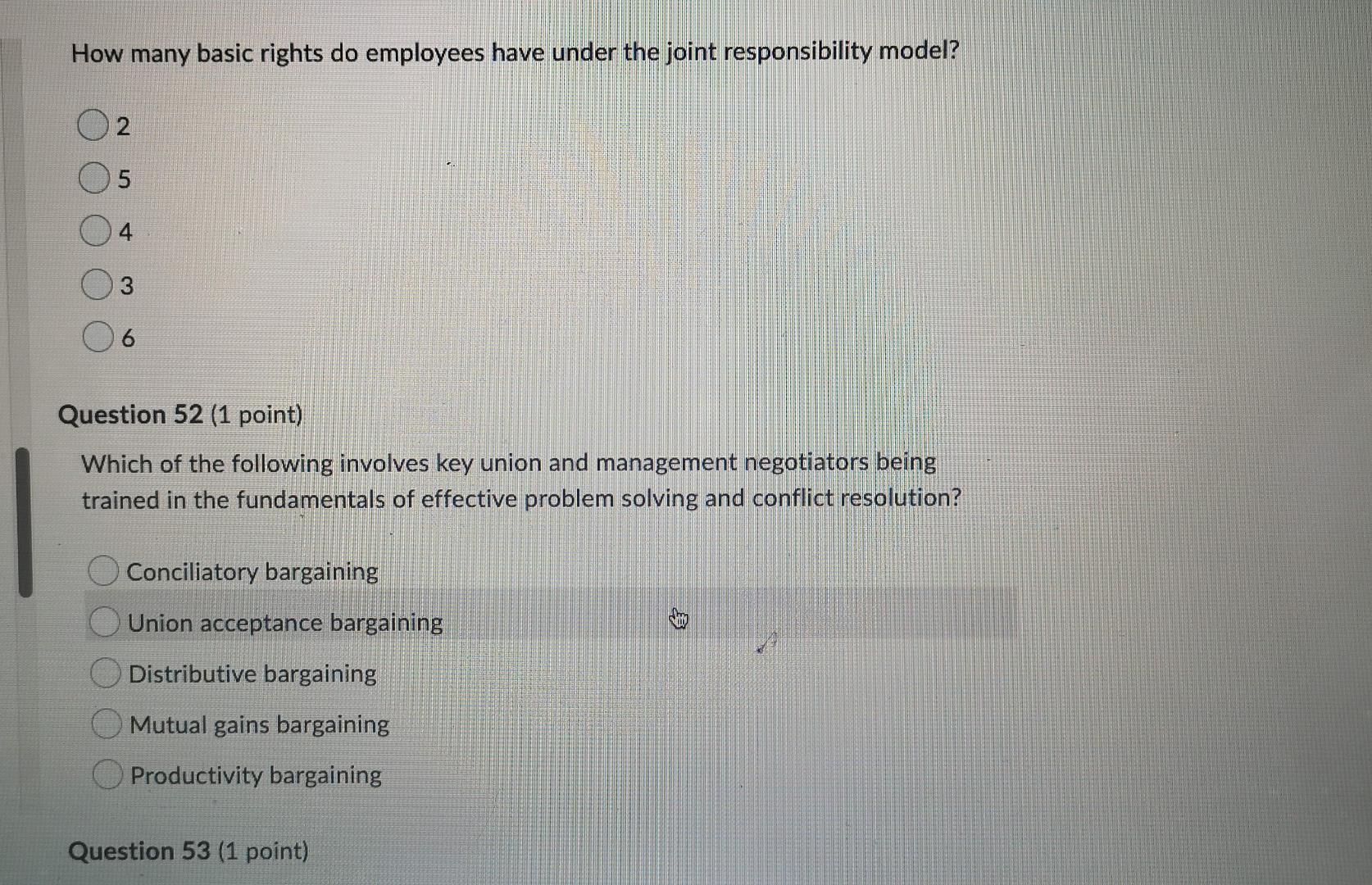 Solved How many basic rights do employees have under the | Chegg.com