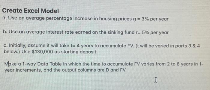 Create Excel Model a. Use an average percentage | Chegg.com