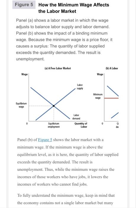 Solved Read and consider the Minimum Wage case study | Chegg.com