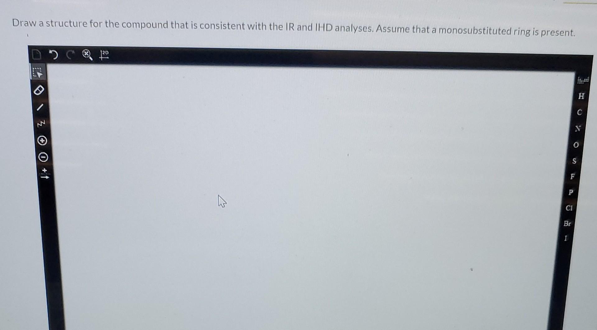 Solved An organic compound has the formula C8H9NO and the IR | Chegg.com