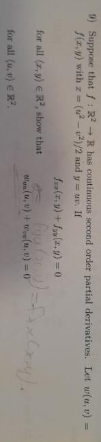 Solved Suppose that f:R2→R ﻿has continuous second order | Chegg.com