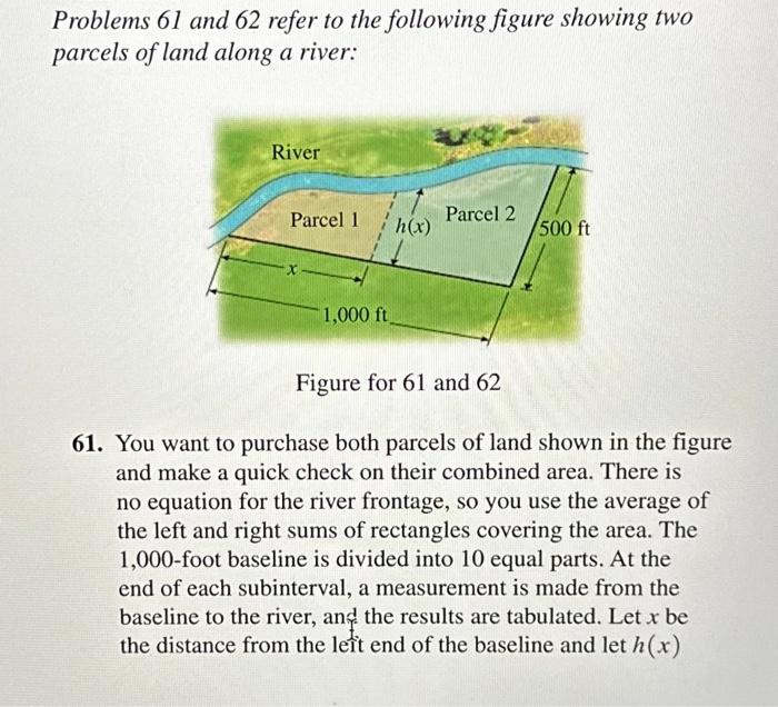 Problems 61 and 62 refer to the following figure | Chegg.com