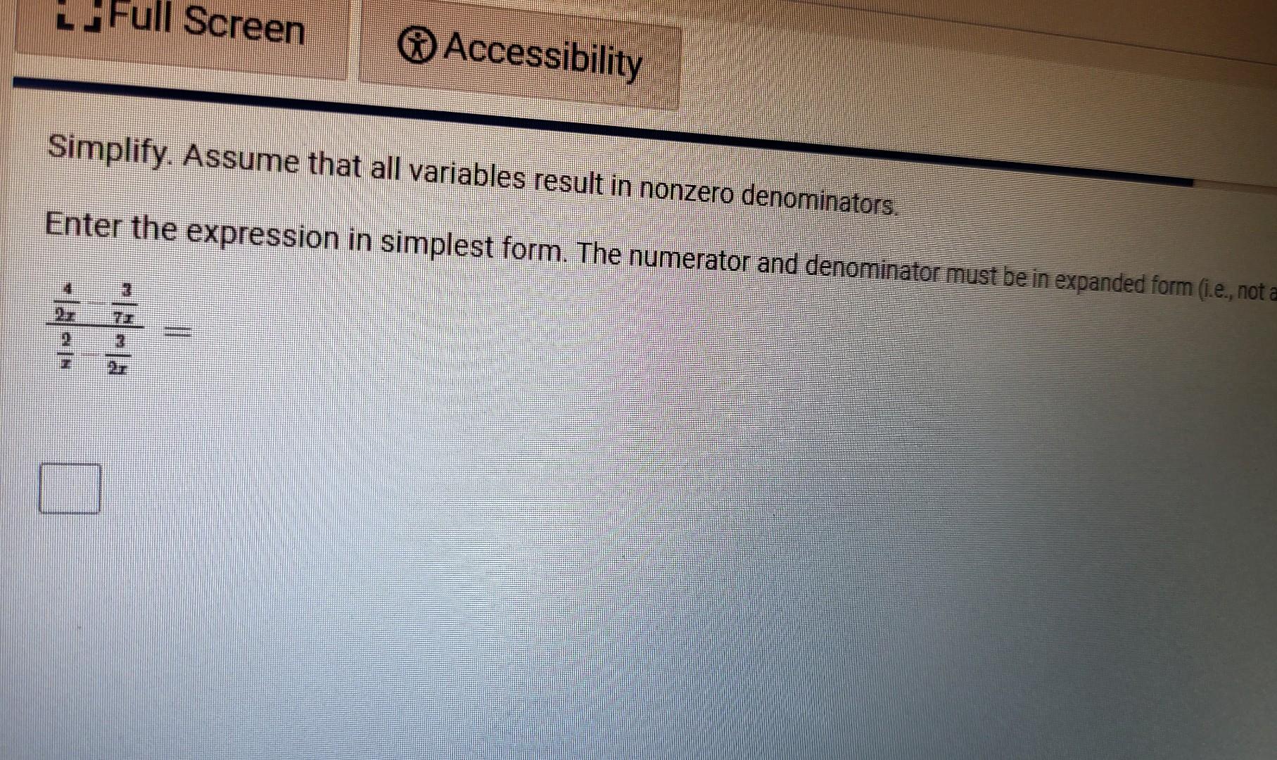 Solved Simplify Assume That All Variables Result In Nonzero