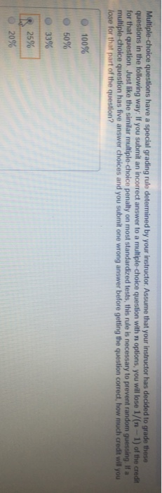 Solved Multiple-choice questions have a special grading rule | Chegg.com