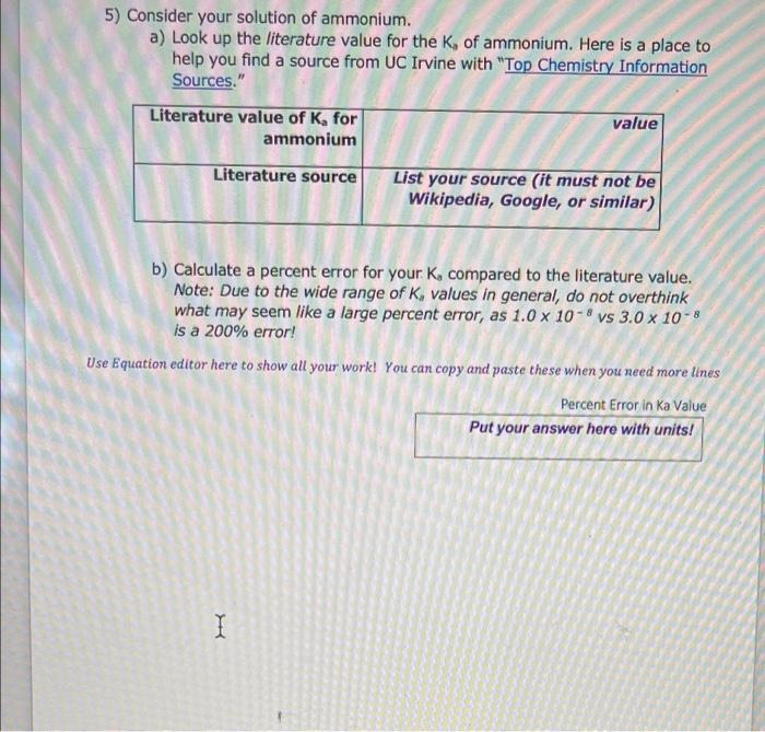 DATA SUMMARY TABLES Use the table provided to fill in | Chegg.com