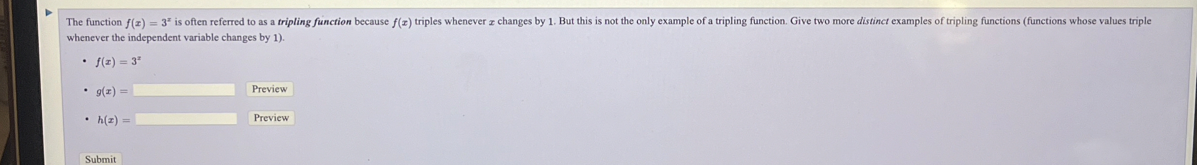 Solved whenever the independent variable changes by | Chegg.com