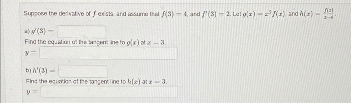 Solved Suppose the derivative of f exists, and assume that | Chegg.com
