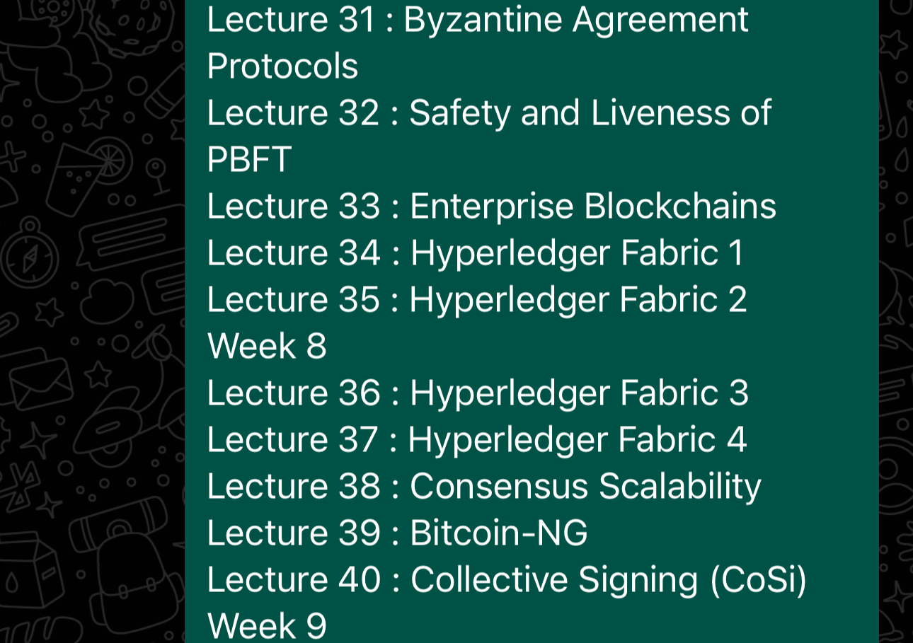 Solved Lecture 31 ﻿: Byzantine Agreement ProtocolsLecture 32 | Chegg.com