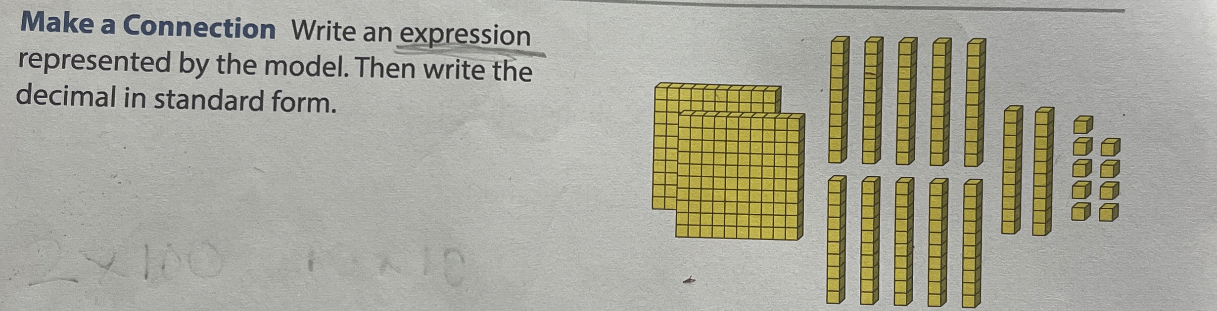 Solved Make a Connection Write an expression represented by | Chegg.com