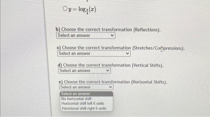 Solved Determine the parent function from which the graph of | Chegg.com