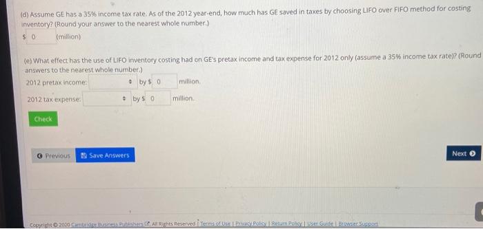 Solved Analyzing an Inventory Footnote Disclosure General | Chegg.com