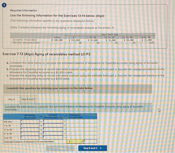Solved Required Information Use the following Information | Chegg.com