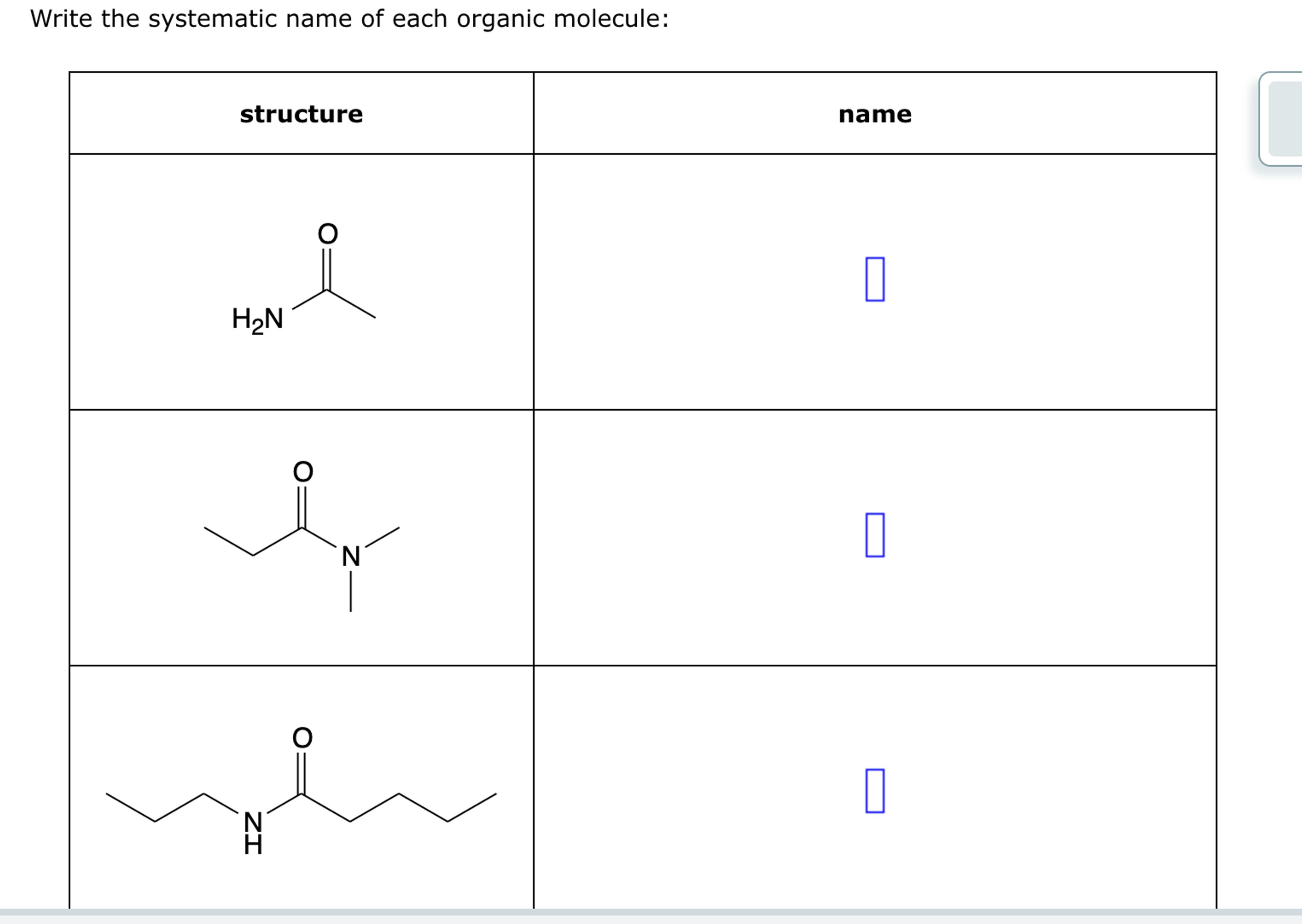 Solved 10) ﻿Write the systematic name of each organic | Chegg.com