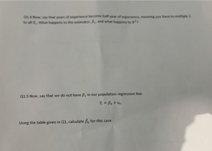 Q1 The following table is a summary of data points. | Chegg.com
