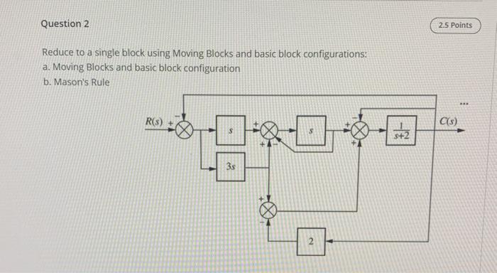 Solved Reduce to a single block using Moving Blocks and | Chegg.com