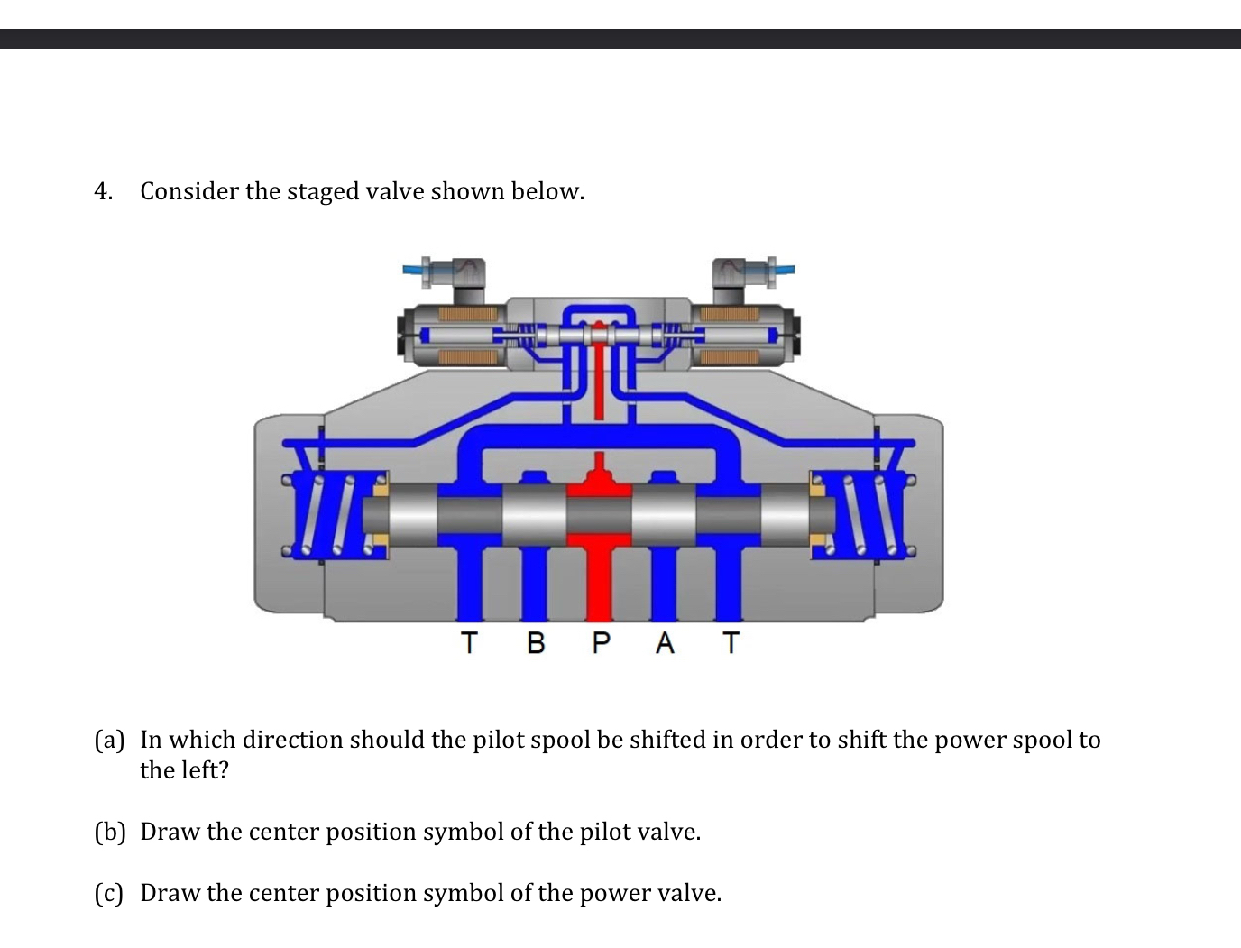 Solved Consider the staged valve shown below.(a) ﻿In which | Chegg.com