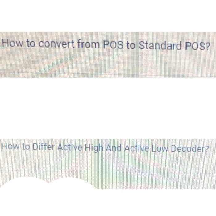 Solved How to convert from POS to Standard POS? How to | Chegg.com
