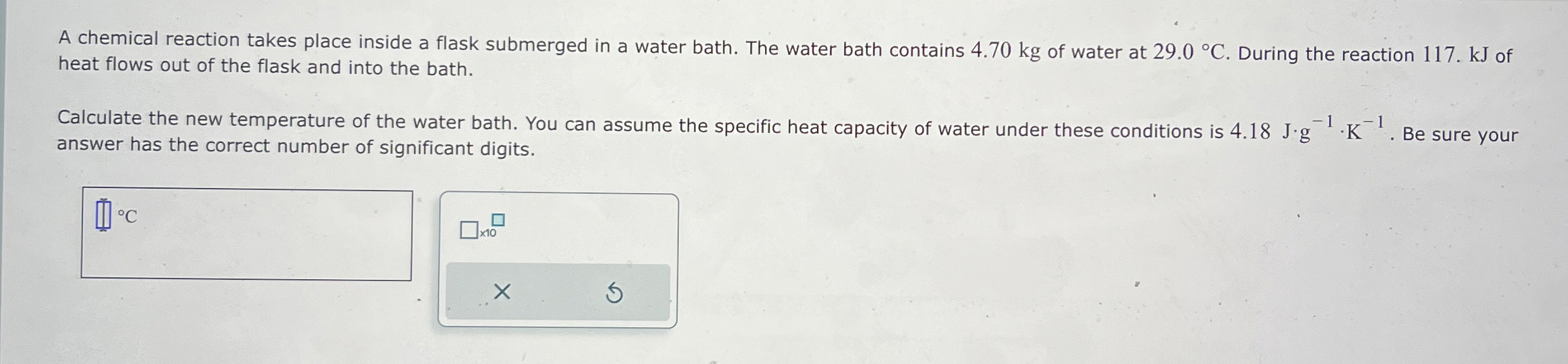 Solved A chemical reaction takes place inside a flask | Chegg.com
