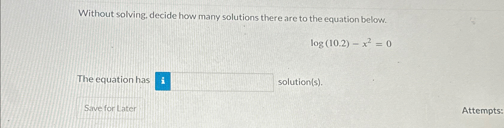 Solved Without solving, decide how many solutions there are | Chegg.com