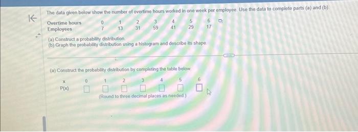 Solved (a) Construct a probability distribution. (a) | Chegg.com