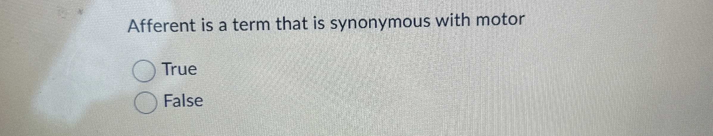 Solved Afferent is a term that is synonymous with | Chegg.com