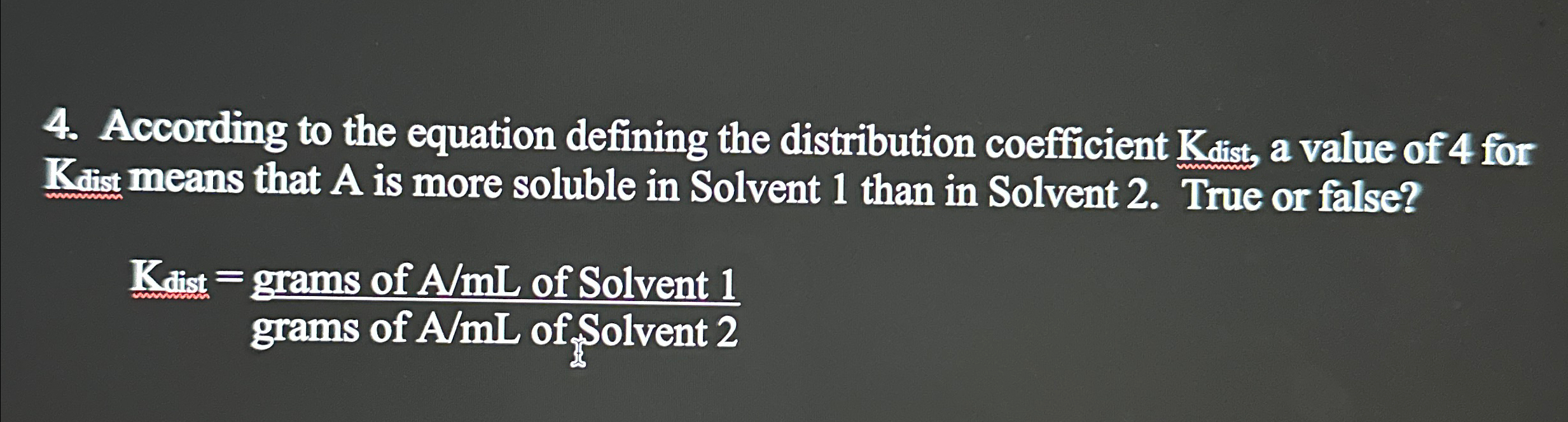 Solved According to the equation defining the distribution | Chegg.com