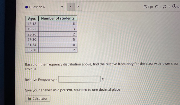 Solved Based on the frequency distribution above, find the | Chegg.com